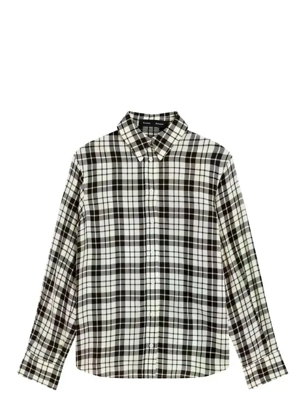 Proenza Schouler Checked Shirt - Black
