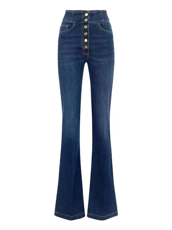 Elisabetta Franchi High-waist Jeans - Blue
