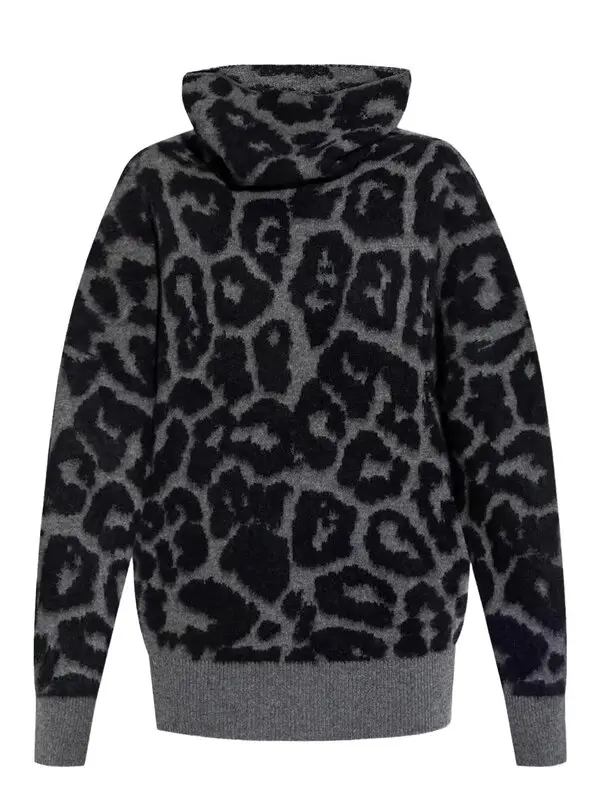 Stella McCartney Leopard-pattern Roll-neck Jumper - 1010