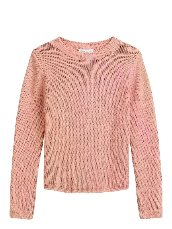 Marc O'polo Open-knit Sweater - Pink
