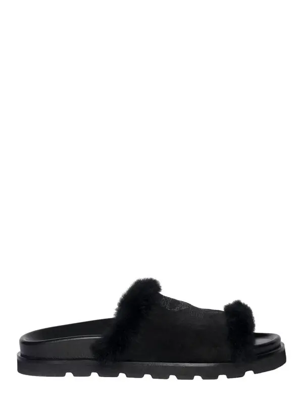 Zadig&Voltaire Teddy Bare Sandals - Black