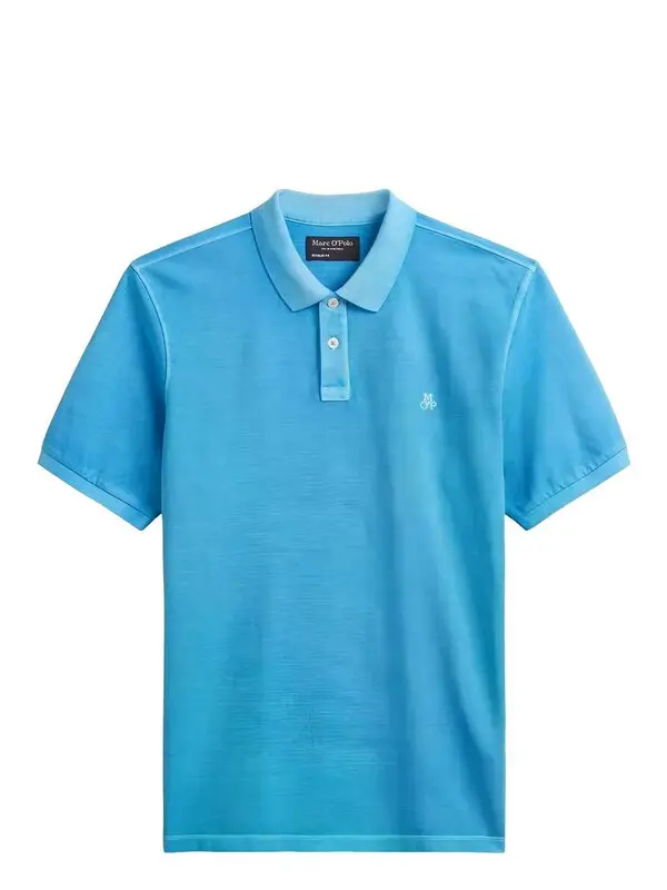 Marc O'polo Logo-embroidered Polo Shirt - Blue