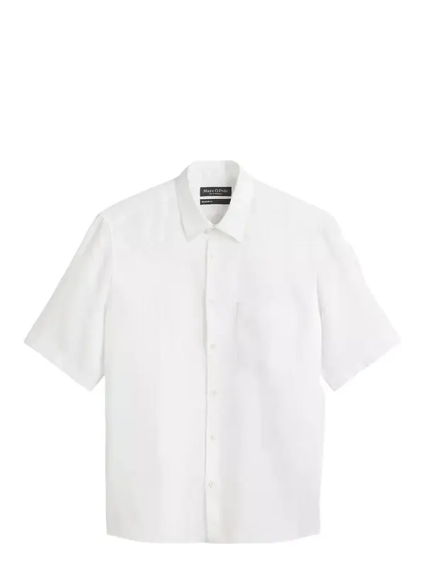 Marc O'polo Short-sleeve Button-up Shirt - White