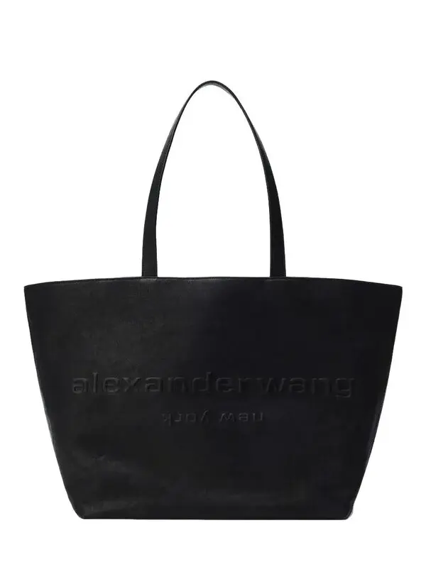 Alexander Wang Embossed-logo Tote Bag - Black
