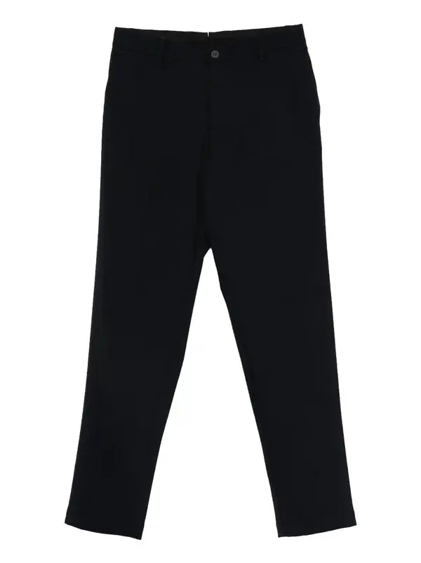 Sunspel Seersucker Trousers - Blue