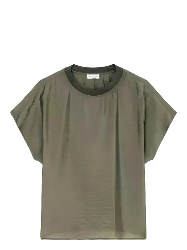 Marc O'polo Draped Short-sleeve Top - Green