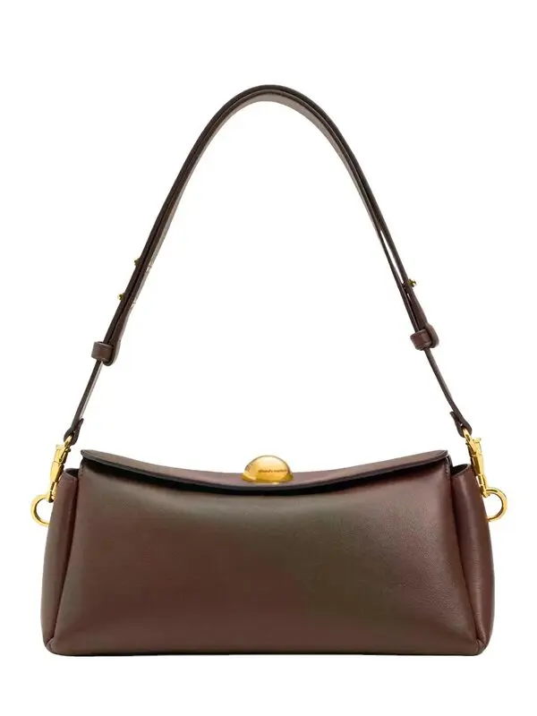 Ami Mini Carrousel Shoulder Bag - Brown