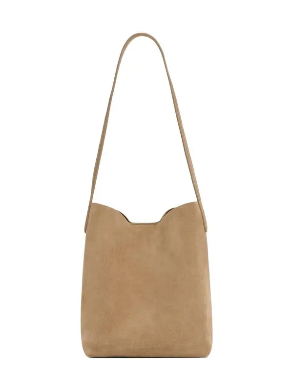 MANSUR GAVRIEL Small Everyday Cabas Suede Hobo Bag - Anise