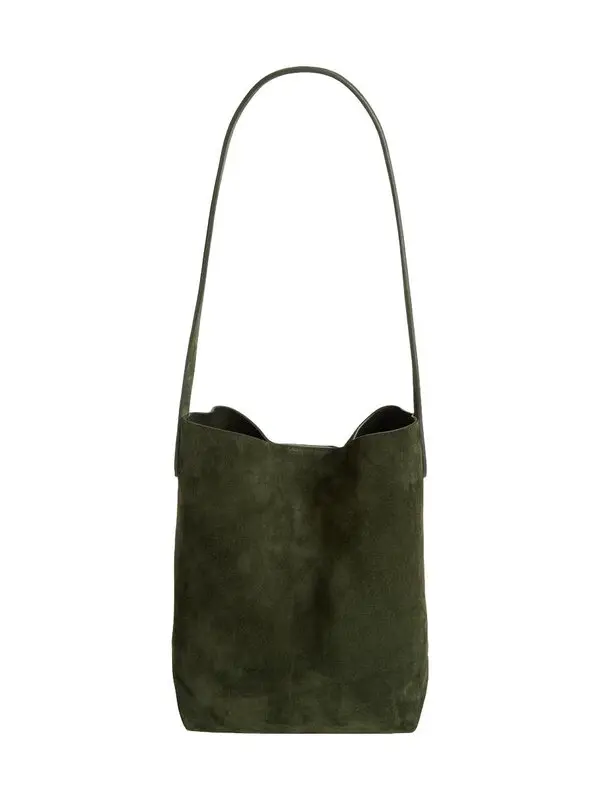 MANSUR GAVRIEL Small Everyday Cabas Suede Hobo Bag - Moss