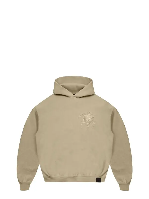 CROSS COLOURS Starmaker Pullover Hoodie - Khaki