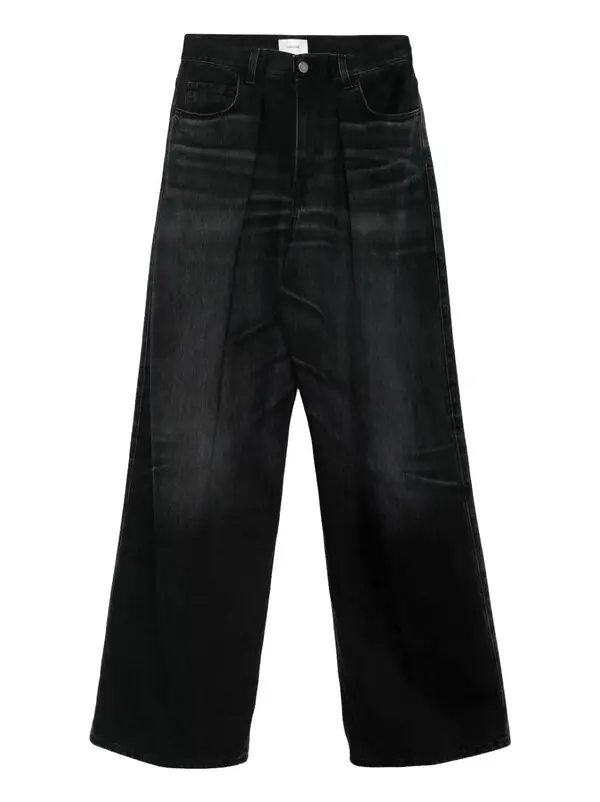 HAIKURE Candy Pleated Jeans - L0854 Black Tencel