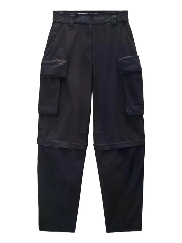 Alexander Wang Detachable-panel Cargo Trousers - Black