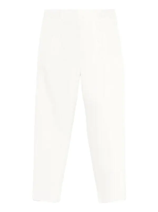 Tagliatore Pleated-front Trousers - White
