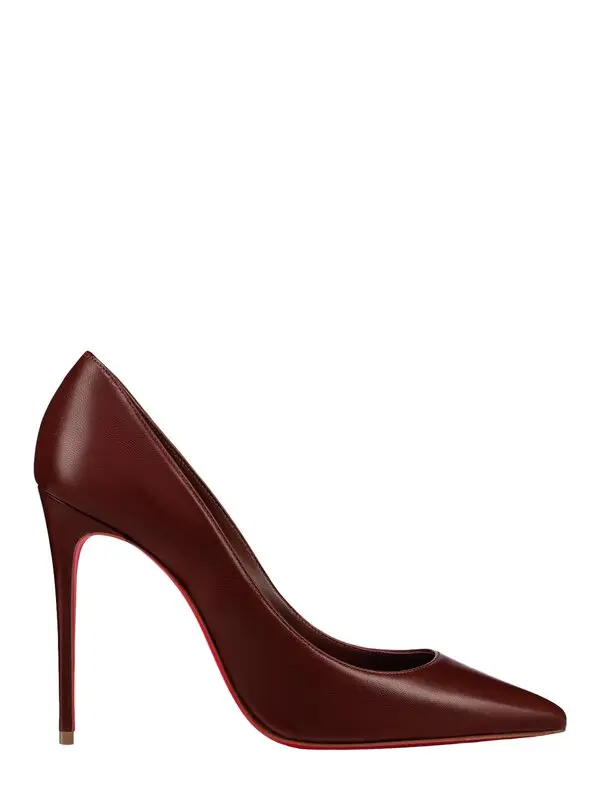 CHRISTIAN LOUBOUTIN Kate Leather Pumps 100 - Nude