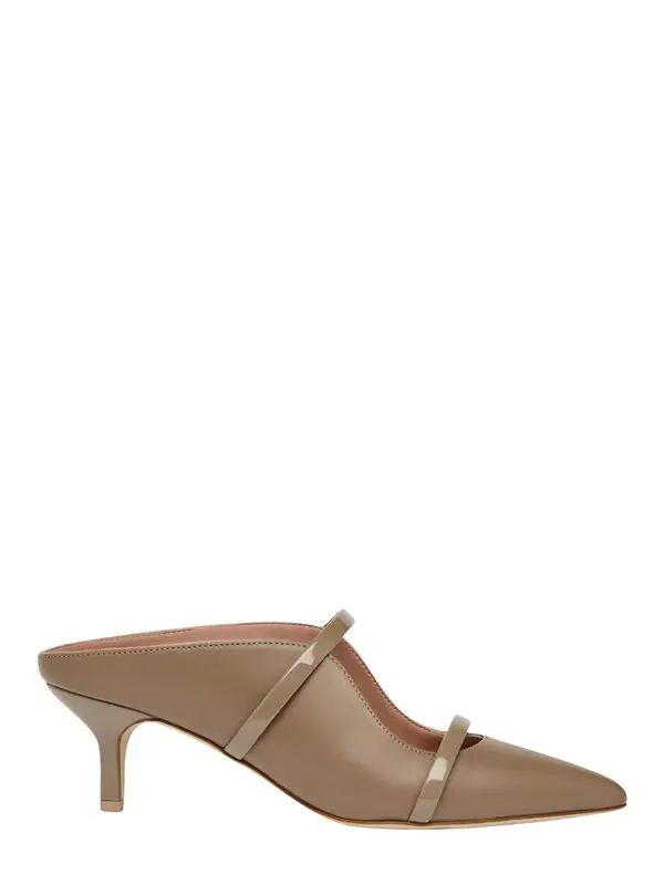 MALONE SOULIERS Leather Maureen Mules 45 - Neutral