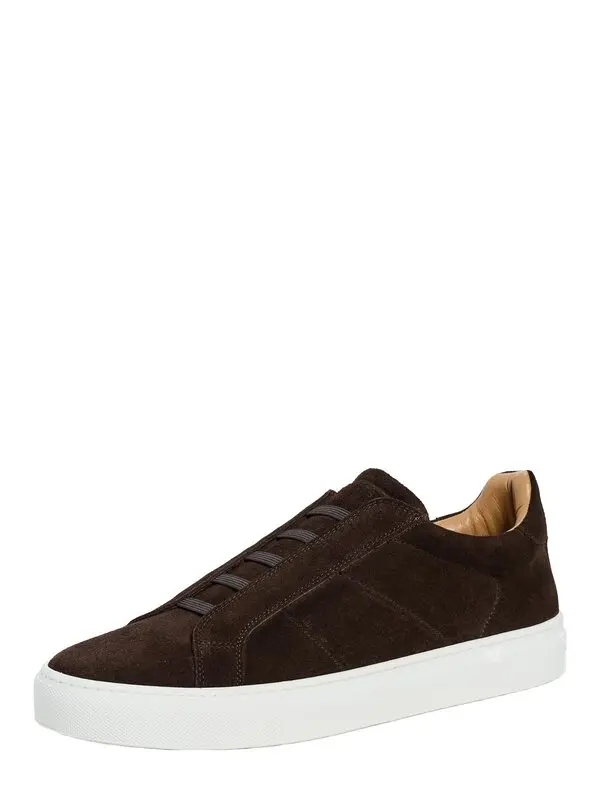 Greats Royale 2.0 Suede Slip-on Sneakers - Chocolate