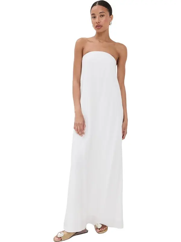 Sablyn Arden Strapless Maxi Dress - White