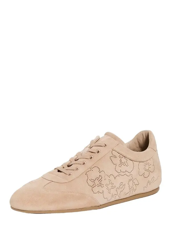 STUART WEITZMAN Cruz Suede Sneakers - Adobe