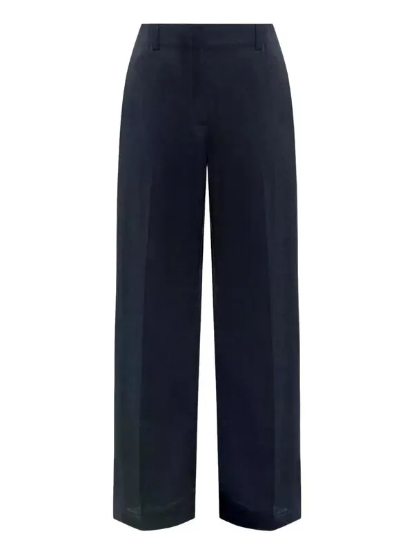 Theory Satin Tailored Trousers - Blue