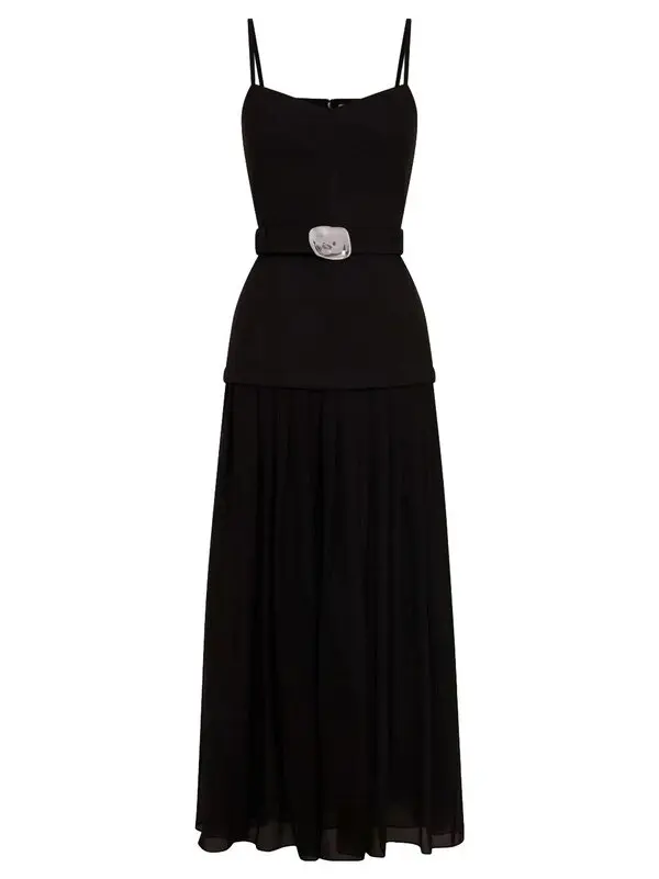 NICHOLAS Susie Ankle-length Dress - Black