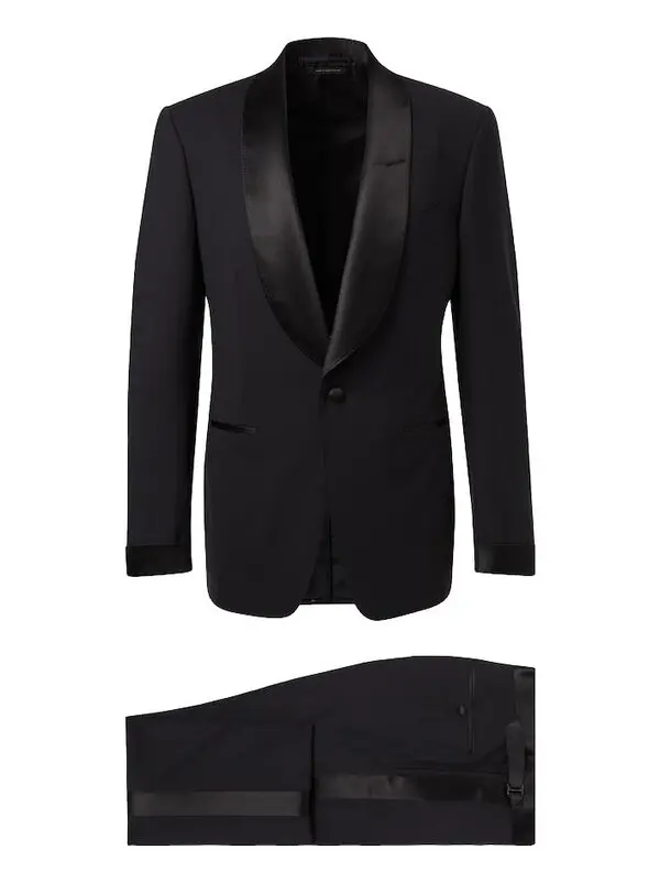 TOM FORD Wool-blend Tuxedo - Black