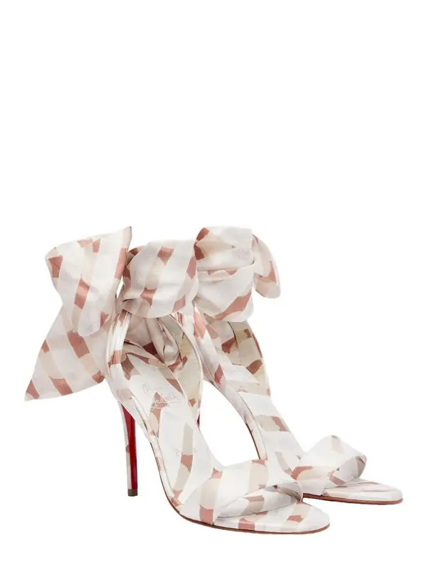 CHRISTIAN LOUBOUTIN Miss Z Sandal Du Désert 100 Sandals - White