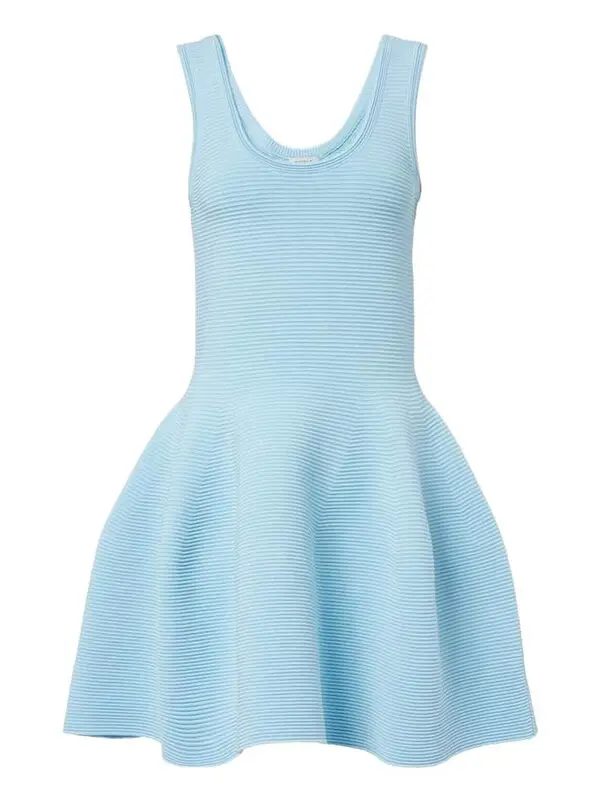 Simkhai Larina Flared Minidress - Blue