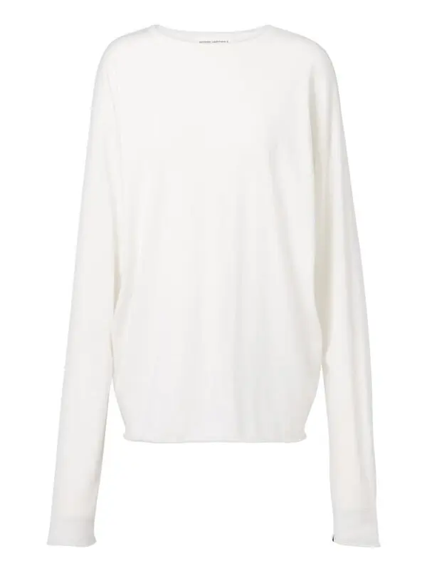 Extreme Cashmere N°347 Aries Cotton And Cashmere T-shirt - White
