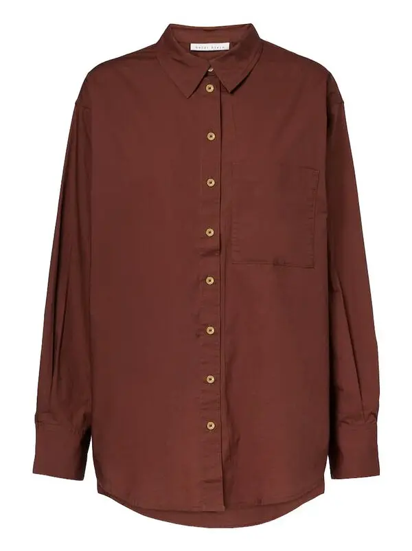 Heidi Klein Grasse Cotton Shirt - Brown
