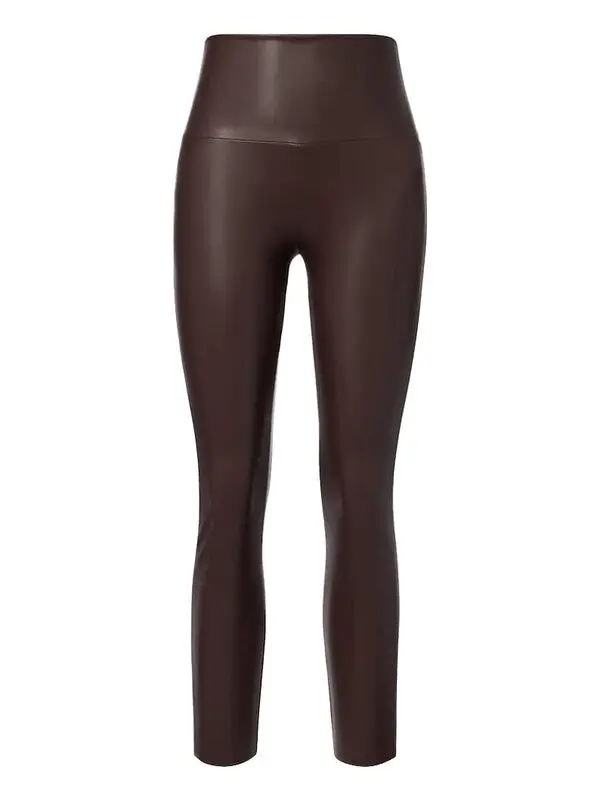 Norma Kamali High-rise Leggings - Brown