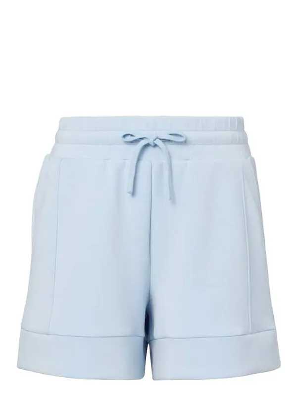 Varley Atrium High-rise Jersey Shorts - Blue