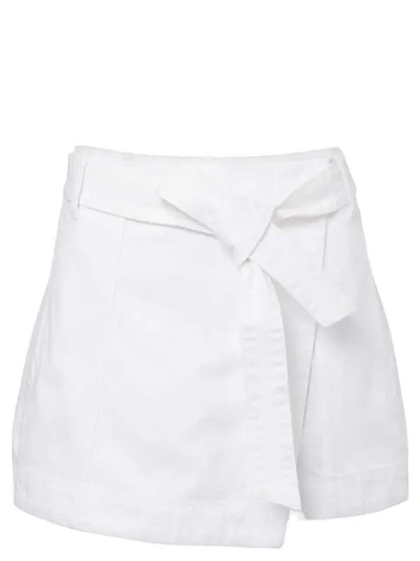 Veronica Beard Agee Cotton-blend Skort - White