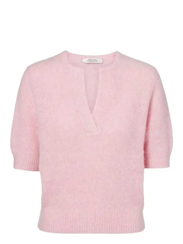 Dorothee Schumacher Luxury Love Cashmere-blend Top - Pink