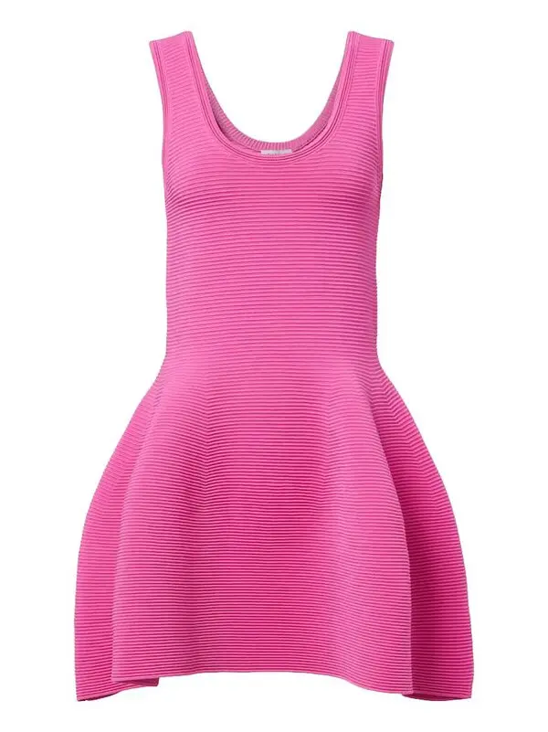 Simkhai Larina Flared Minidress - Pink