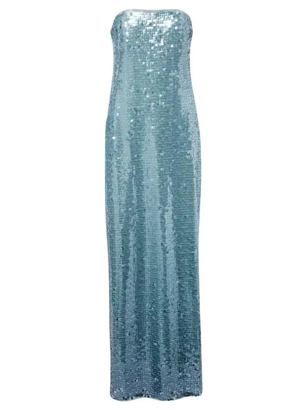 Simkhai Leilani Sequined Gown - Blue