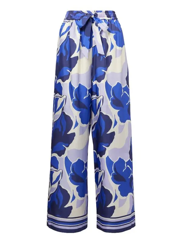 Rebecca Vallance Paros Printed Wide-leg Pants - Multicoloured