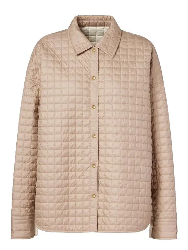 Moncler Reversible Quilted Overshirt - Beige