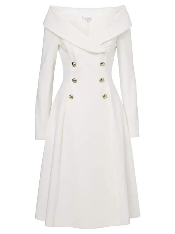 Dorothee Schumacher Pleated Blazer Dress - White