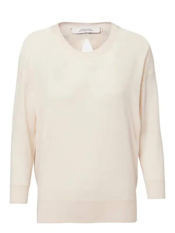 Dorothee Schumacher Refined Essentials Wool And Cotton Sweater - Beige
