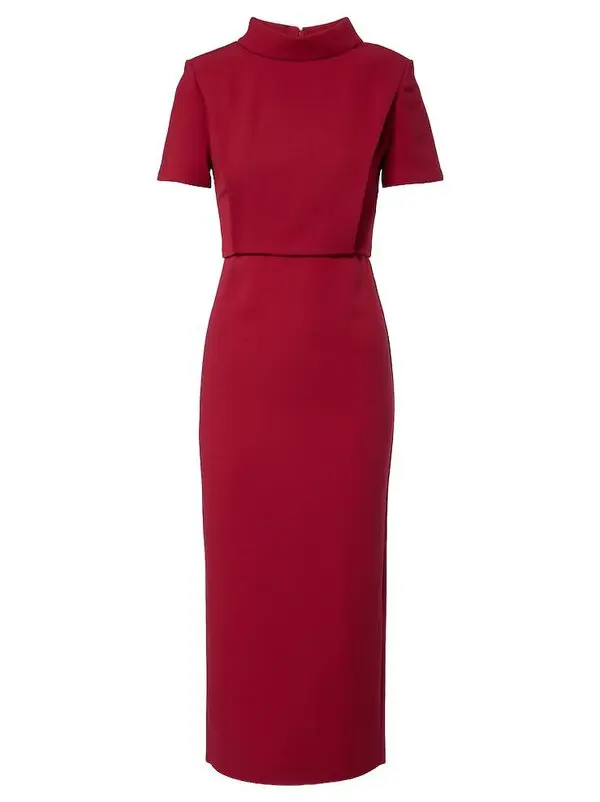 Roland Mouret Cady Midi Dress - Pink