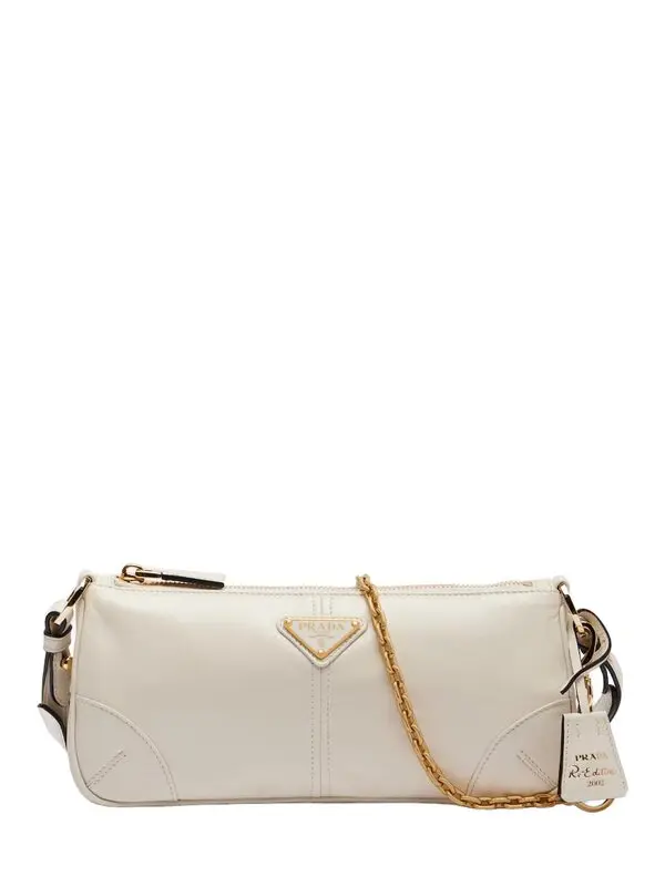 Prada Re-edition 2002 Medium Shoulder Bag - White