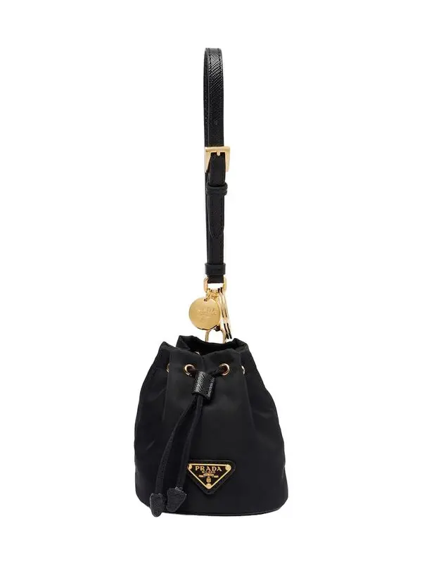 Prada Re-nylon Bag Charm - Black