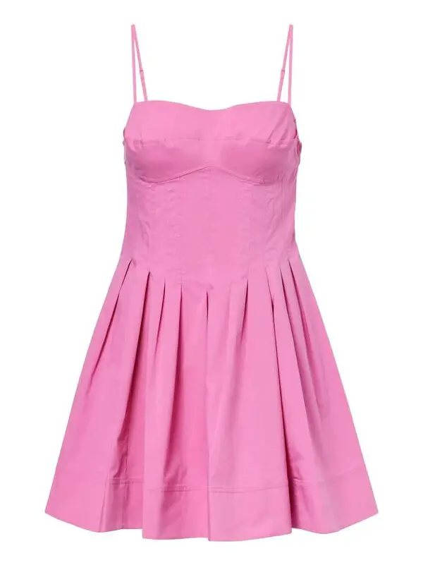 Simkhai Kitt Cotton-blend Minidress - Pink