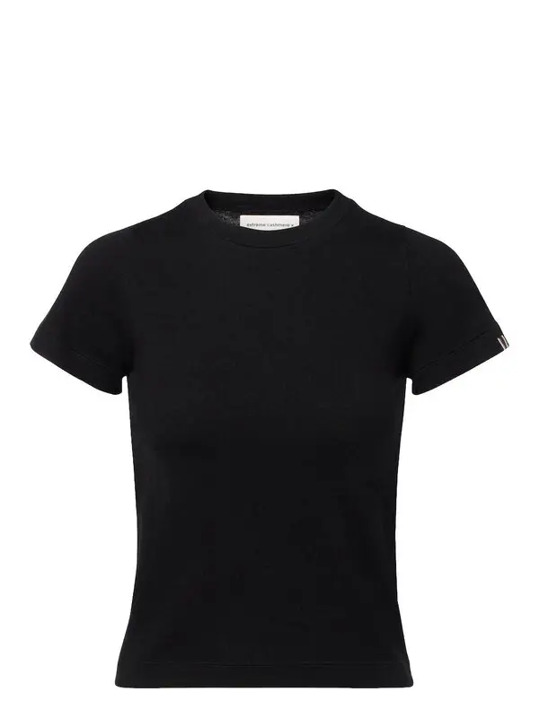 Extreme Cashmere N°257 America Cotton And Cashmere T-shirt - Black