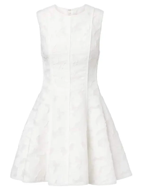 Simkhai Sylvia Jacquard Minidress - White