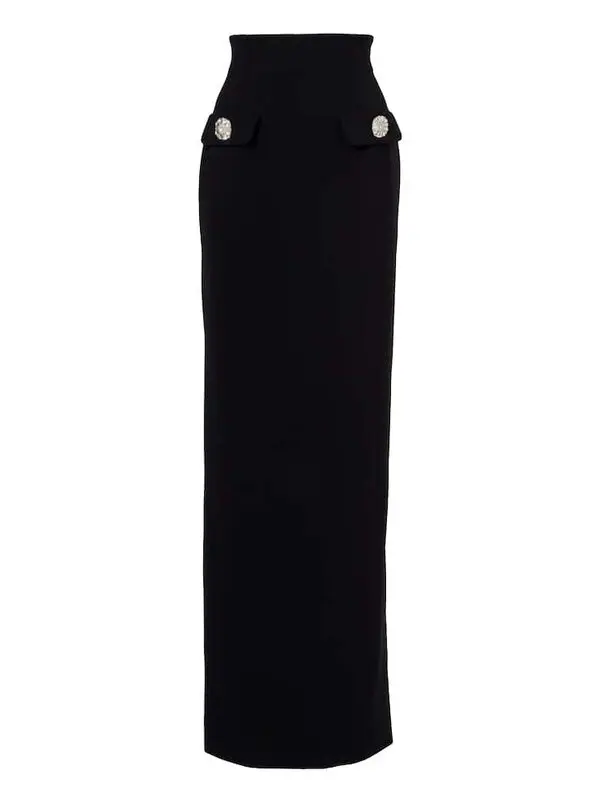 Costarellos Embellished Maxi Skirt - Black