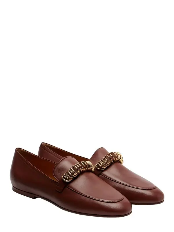 TOD'S Leather Loafers - Brown