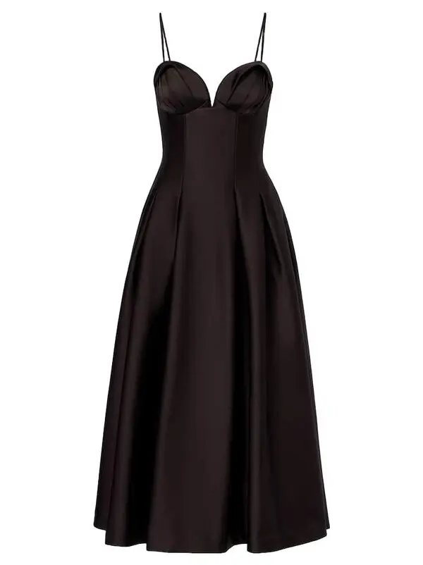 Rebecca Vallance Saskia Corset Dress - Brown