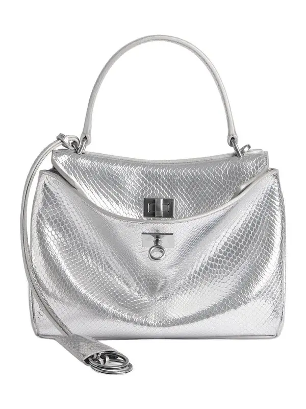 Balenciaga Rodeo Handbag Mini - Silver