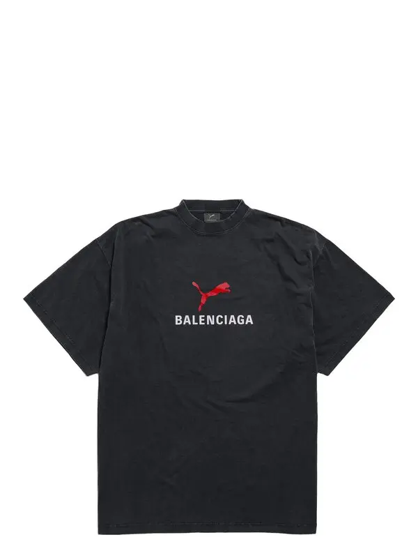 Balenciaga I Puma Oversized T-shirt - Black